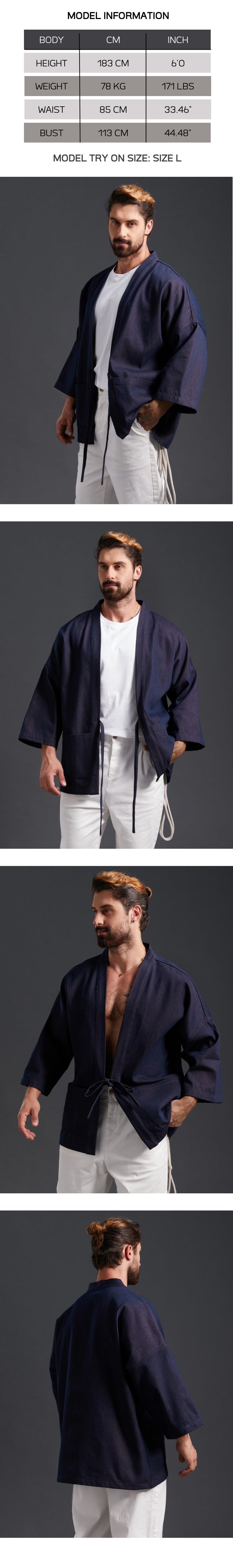 Double Dyed Haori Jacket – OROMEN